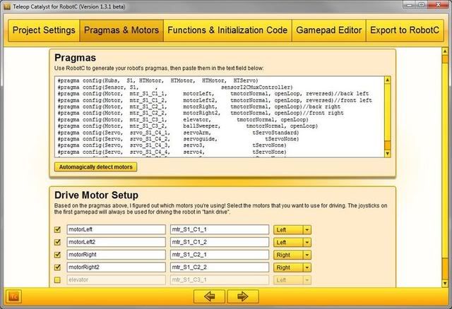 [FTC]: Teleop Catalyst for RobotC makes writing teleop code a breeze - FIRST Tech Challenge ...